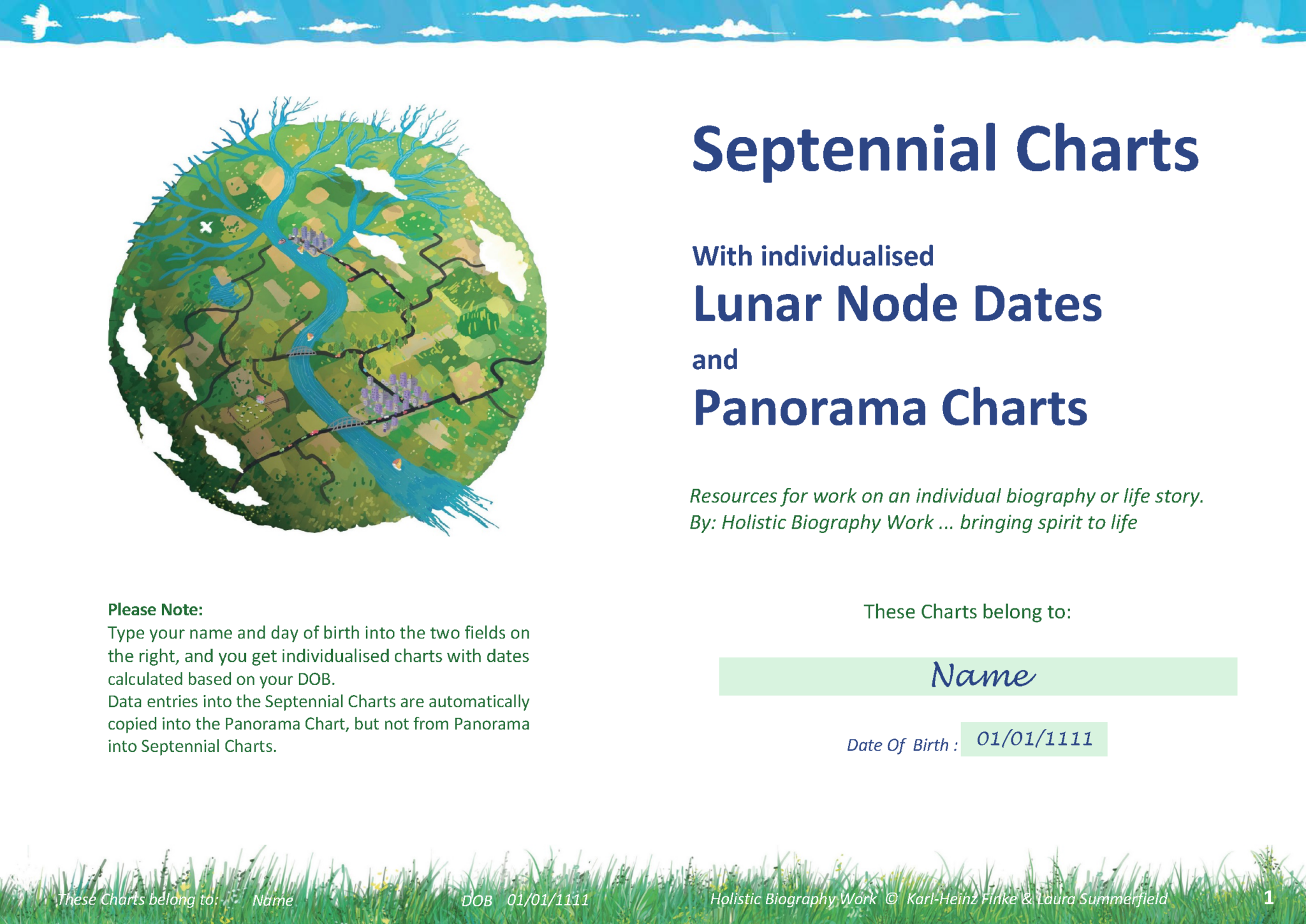 Interactive Septennial Charts - Holistic Biography Work